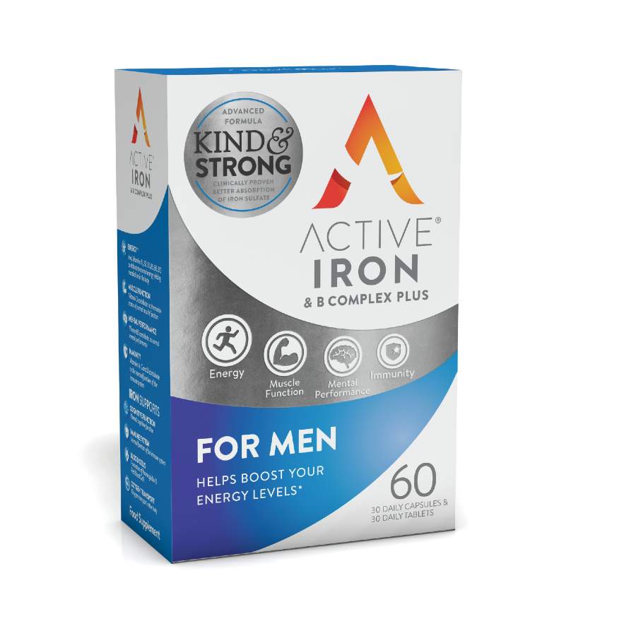 Buy Active Iron For Men - 30 capsules Ireland, UK, Europe