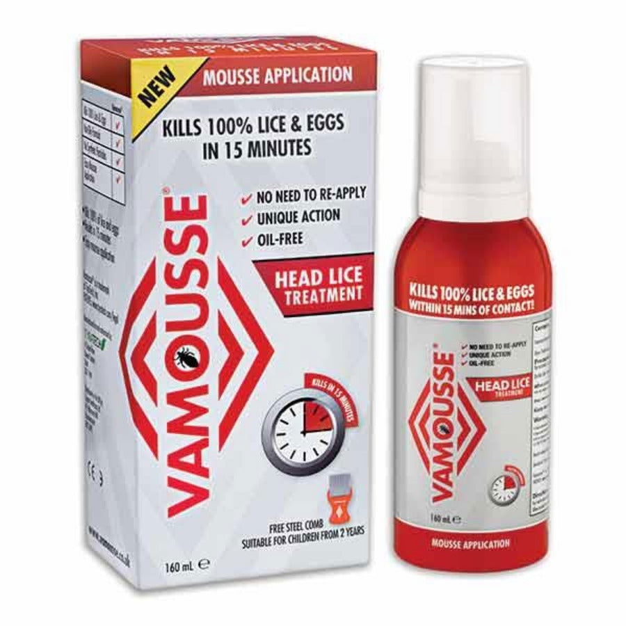 Buy Vamousse Head Lice Treatment 160ml Ireland, UK, Europe